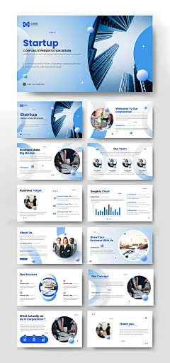 蓝色渐变科技公司简介PPT设计师蓝色渐变科技公司简介PPT-志设网-zs9.com-花瓣网