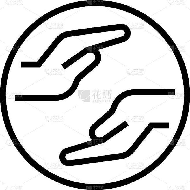 手工制作的产品标签线图标，矢量插图