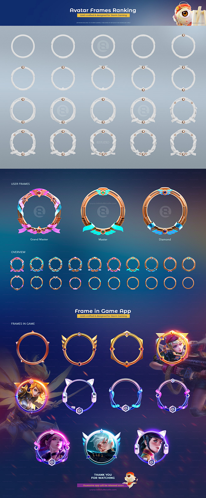 Game Avatar Frames :: Behance