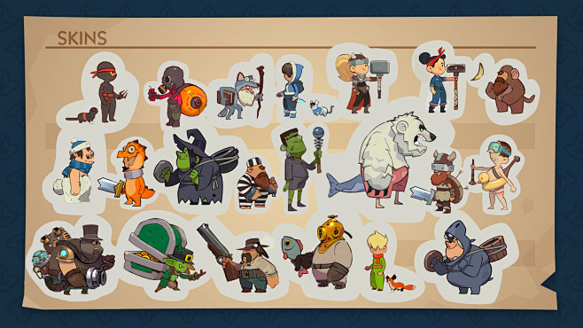 Almost A Hero Game. Characters Design. 2016-2020-花瓣网