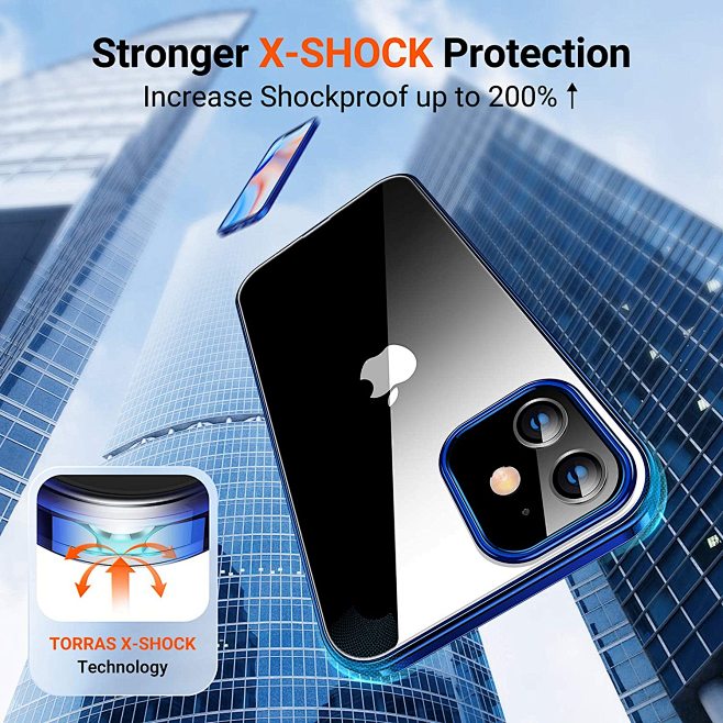 Amazon.com: TORRAS Compatible with iPhone 12 Case (2020) / Designed for ...
