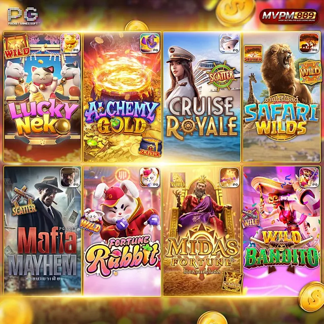 This may contain: slot machines with different symbols and numbers on ...