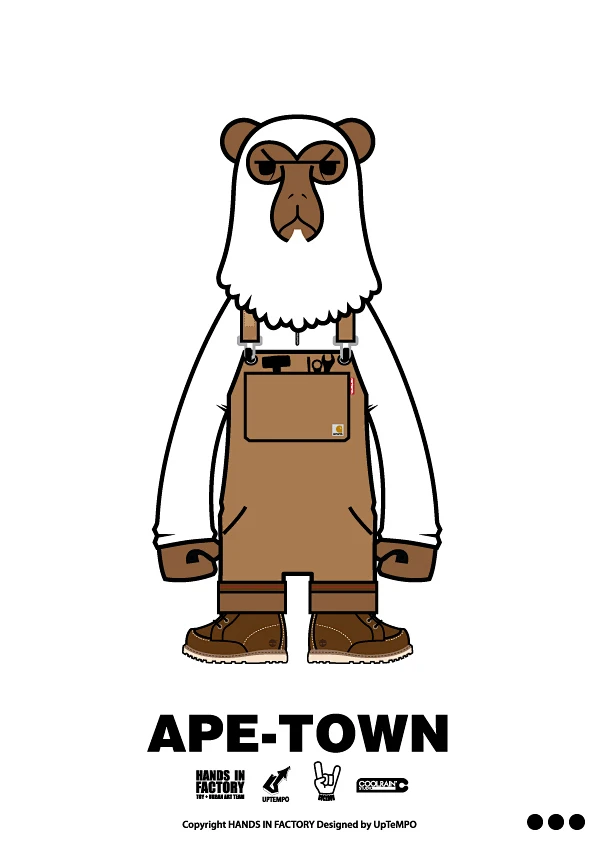 APE TOWN / ~2012 Apes Share A Cigarette. : APE TOWN "Apes Share A Cigarette."图片_潮流玩具公仔图片素材-花瓣网