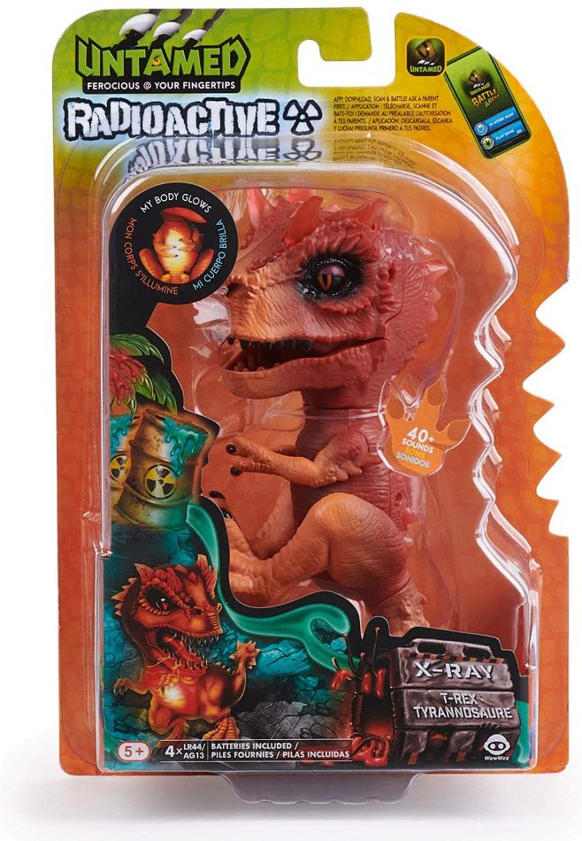 Amazon.com: WowWee Untamed Radioactive T-Rex - X-Ray (Orange ...
