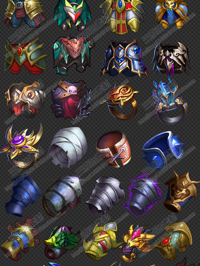 Q版 欧式 游戏 手游 装备 物品 武器 道具 图标 ICON 素材资源-淘宝网