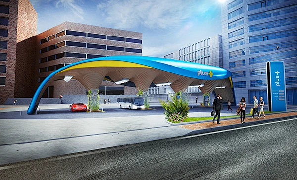 Gas Station Concept : Gas Station Concept -花瓣网