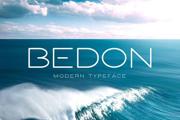 bedon精致无衬线现代logo英文字体下载-花瓣网