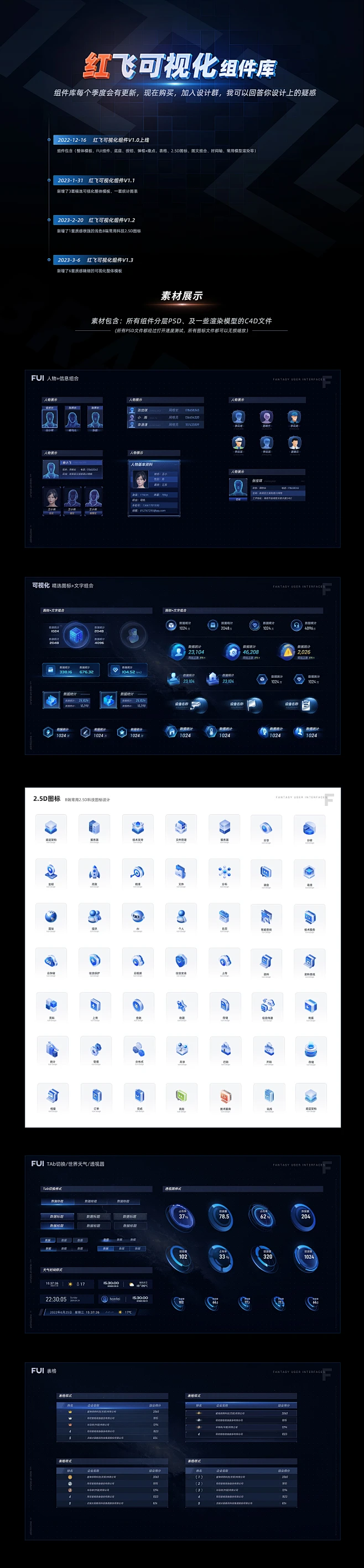 红飞可视化组件库-花瓣网