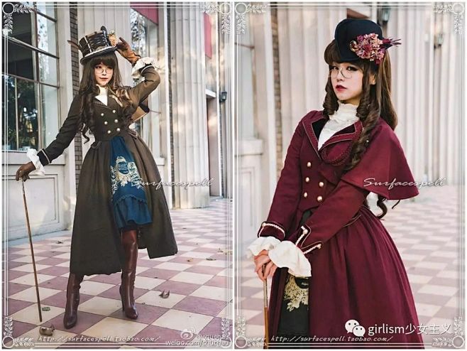 军装Lolita | 穿上这些裙子，你就是最帅气的Lo娘 : 各位少女好～。 我是yuki，之前分别给大家介绍了水手服和西式制服，以及相对应的 ...