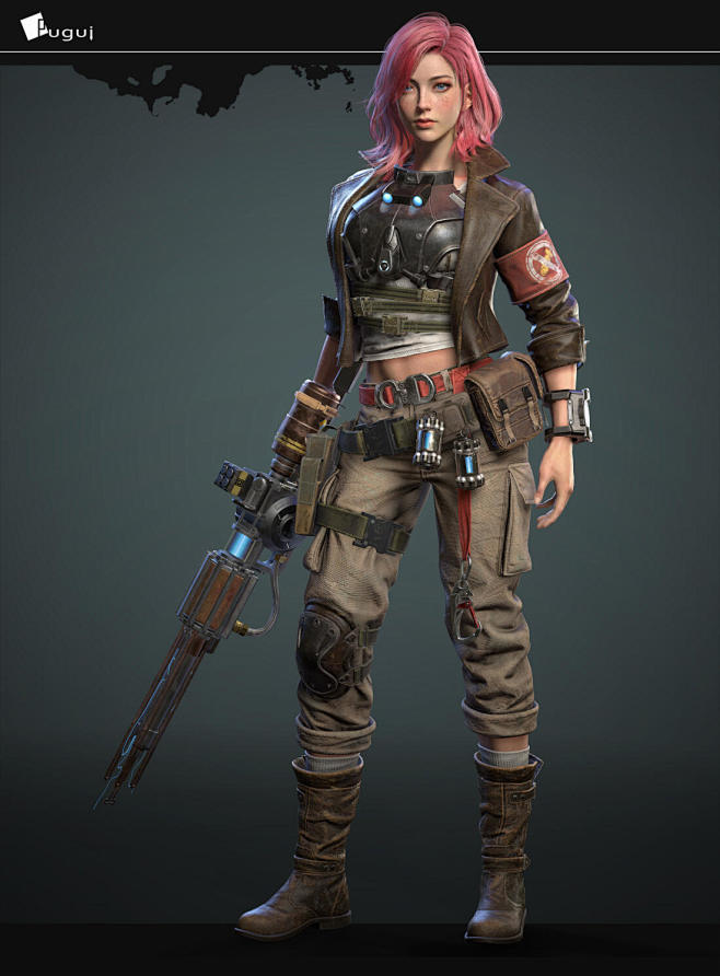 Pugui游戏-潜加作品_puigui游戏作品_角色/人物/生物_CG模型网