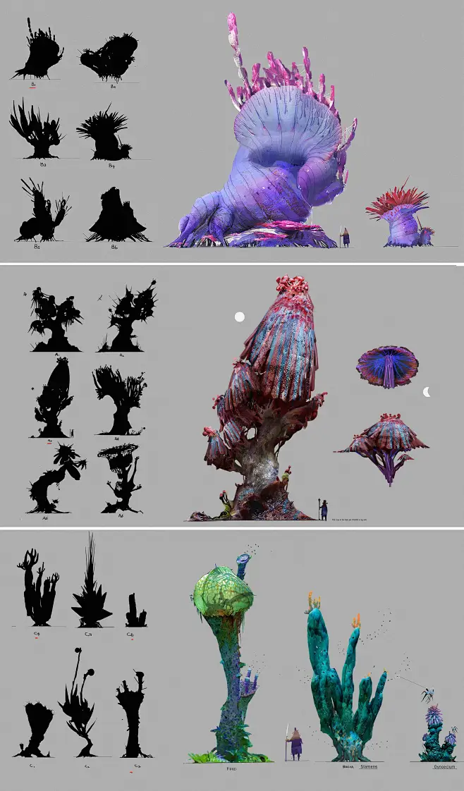 植物原画树原画来自cgbook.cn (1036)-花瓣网