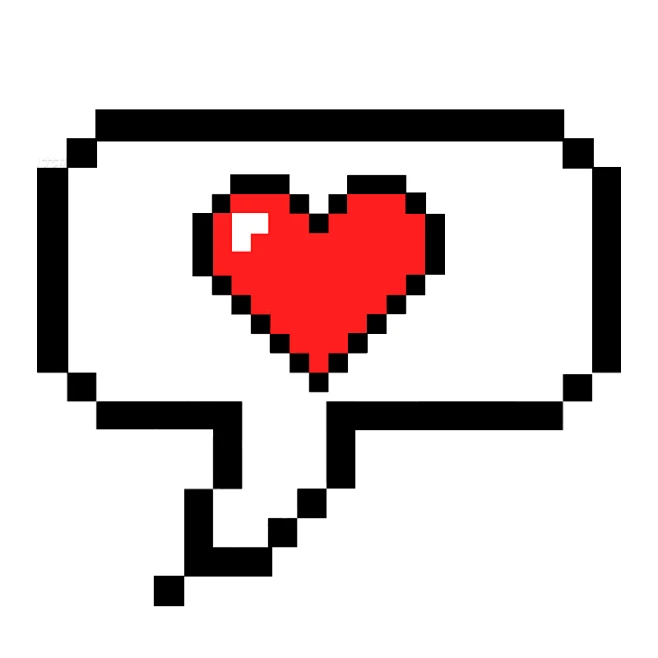 爱心对话框-花瓣网