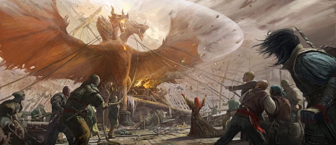 Battle on the ship, sean SHI : This work finished in 2015 My idea ...