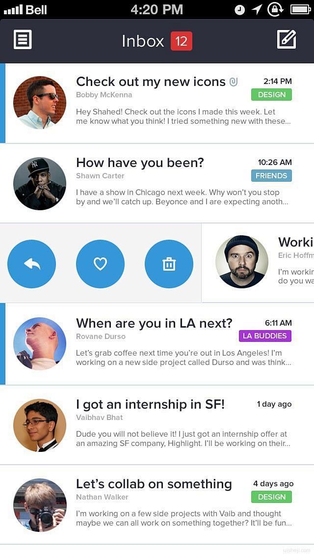 ios7手机应用界面ui设计