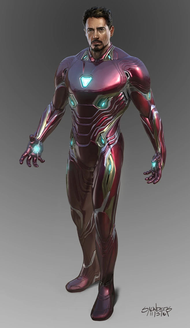 Avengers: Infinity War - Iron Man Mk 50 suit-up, Phil Saunders : This ...