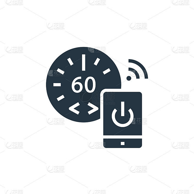 智能控制图标。字形智能控制图标，用于网站设计和移动，应用程序开发，打印。智能控制图标从填充智能家居收