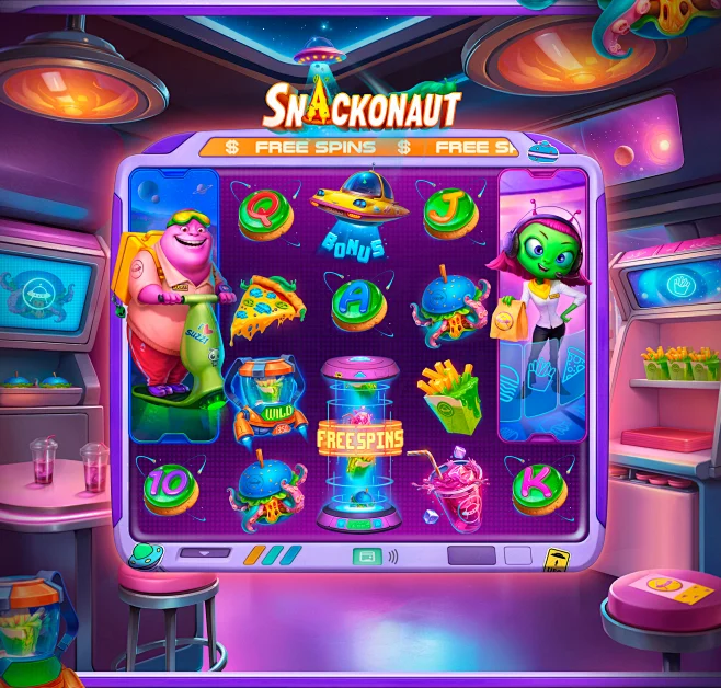 SNACKONAUT | slot game :: Behance-花瓣网