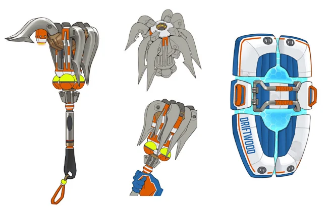 Brigitte Feskarn Weapon Art from Overwatch-花瓣网