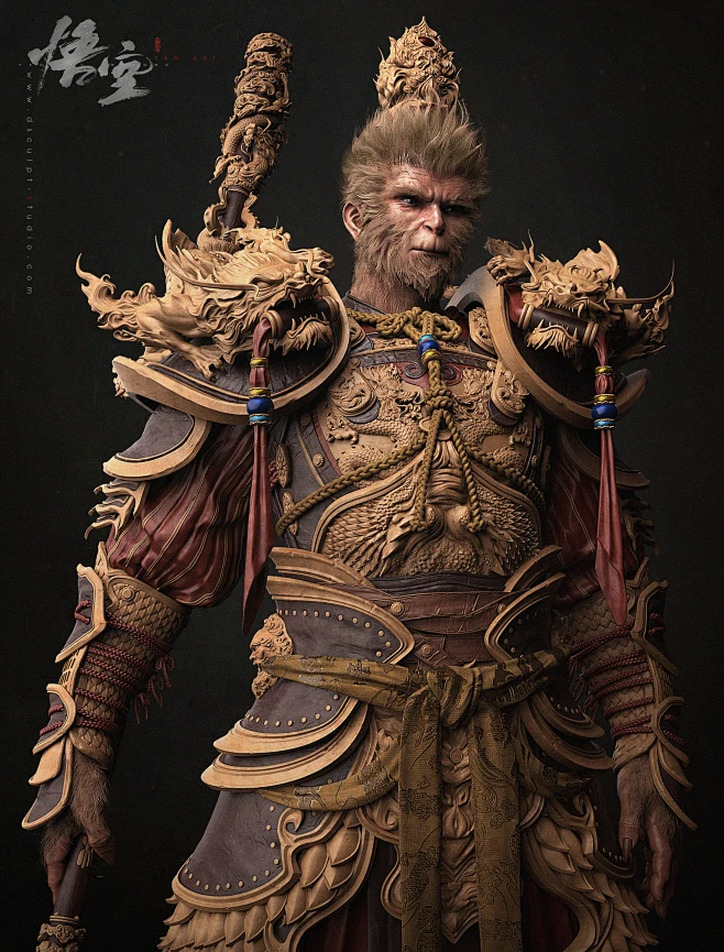 diep-duong-van-blackmyth-wukong-red-03-clay.jpg (2190×2880)-花瓣网