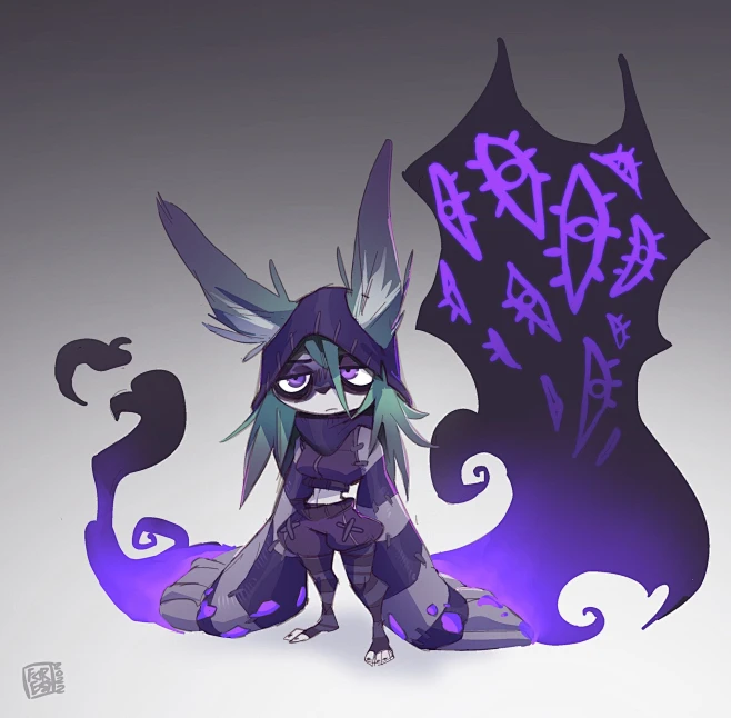 League of legends Vex design fanart -花瓣网