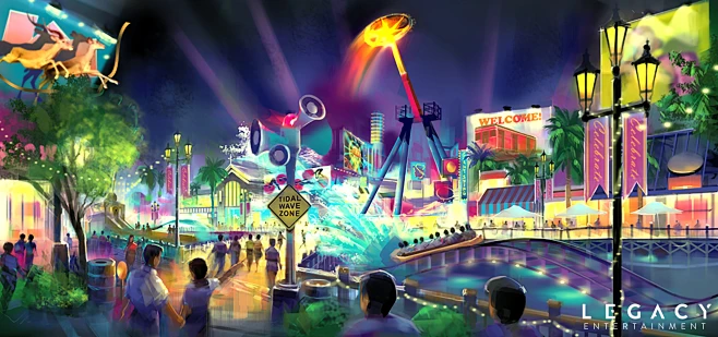 Six Flags Dubai-花瓣网
