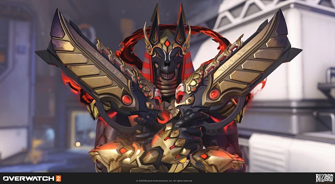 守望先鋒 2 - 死神「阿努比斯」武器皮膚套裝-花瓣网