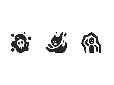 Abnomal Status RPG icons-花瓣网