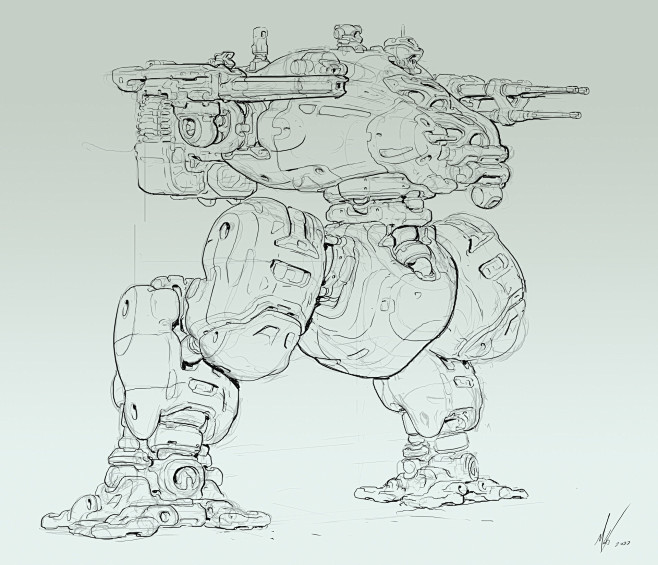 Heavy Duty Mech-花瓣网