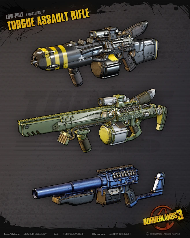 Borderlands 3: All Guns by Liquid Development, Liquid Development ...
