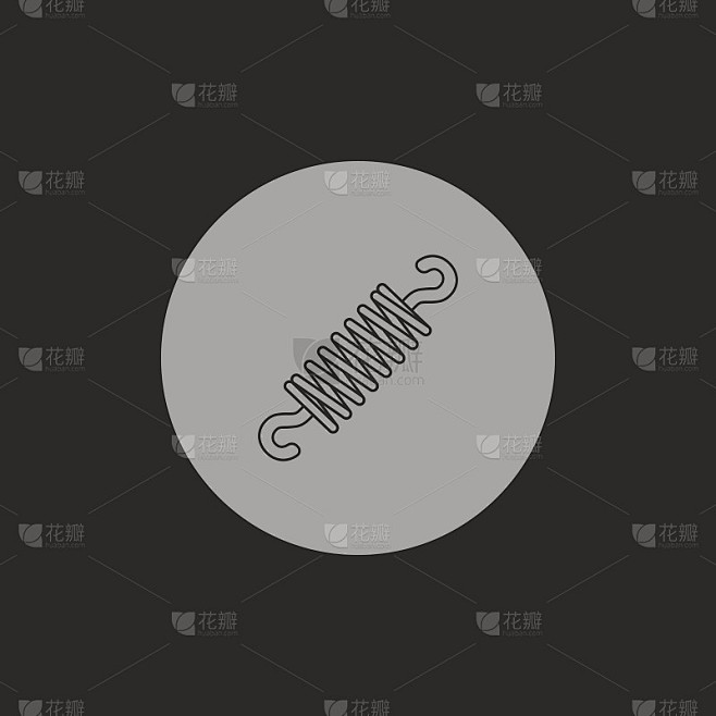弹簧矢量图标