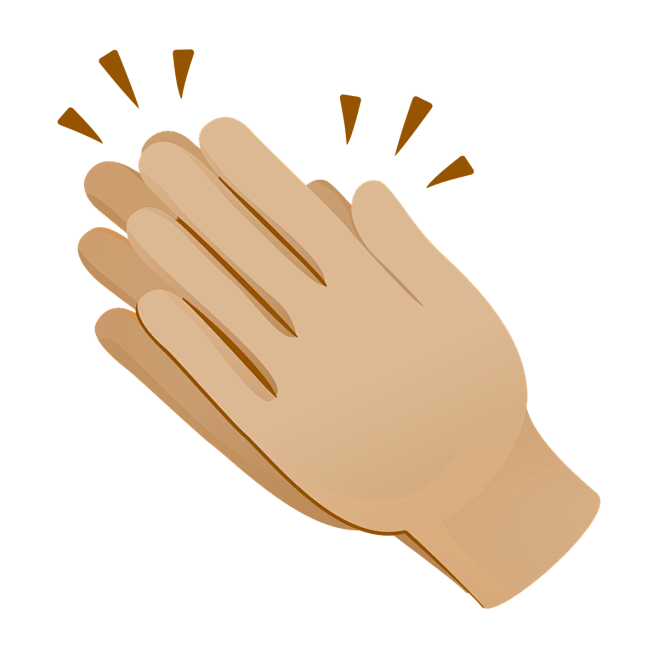 Clapping hands skin 2