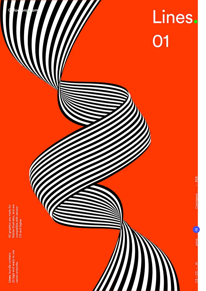 lines line stock ribbon ribbons stripes Coca Cola flow vector graphic ...