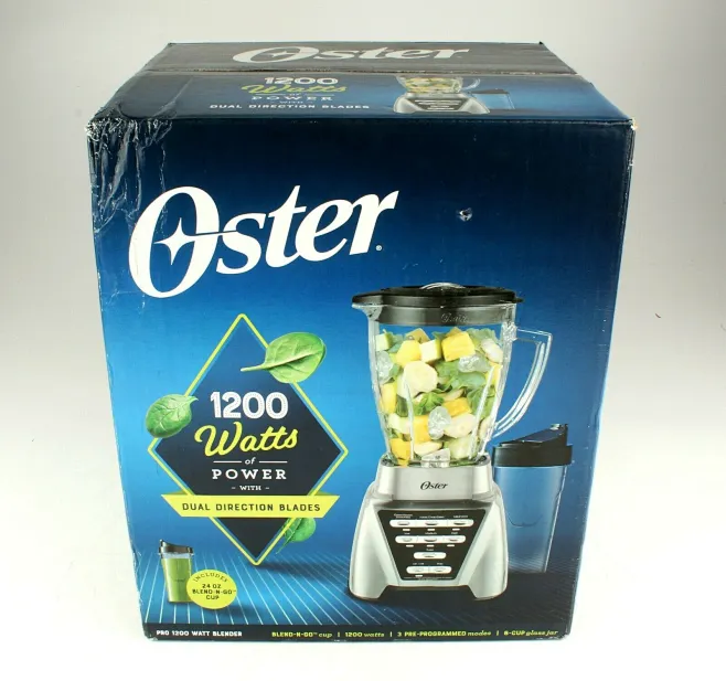 Oster - Pro 1200 Watts w. Blend-N-Go Smoothie Cup New, factory sealed ...