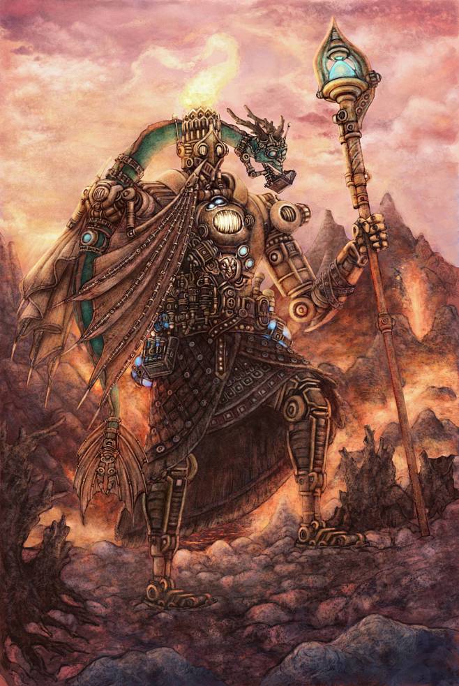 蒸汽朋克角色原画来自cgbook.cn (37)