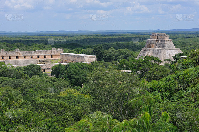 Anicent玛雅金字塔
