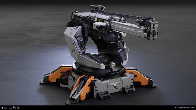 机枪溶质炮塔/Machine Gun XEN Turret Outpost: Infinity Siege/重装前哨-花瓣网