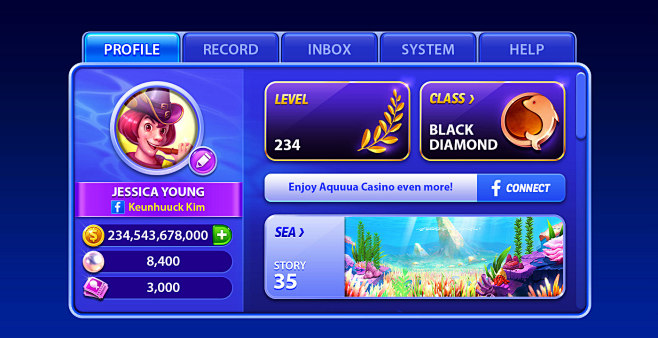 casino slot machine game design UIUX Mobile app casino game desi