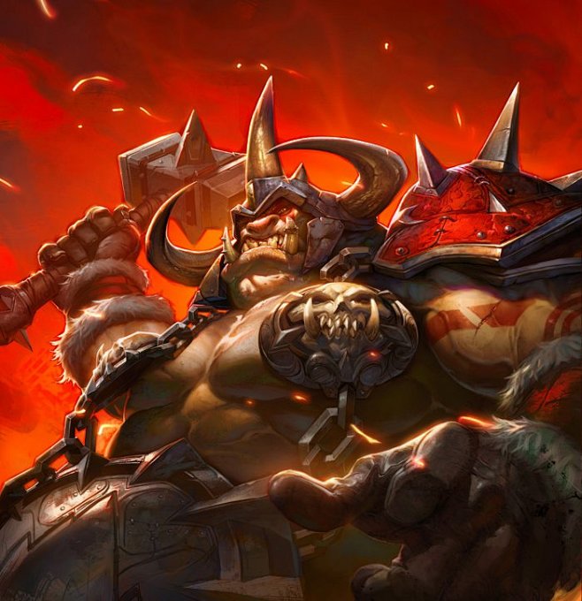 BM BOSS 欧莫克大王 1300X1342-卡牌原图-旅法师营地