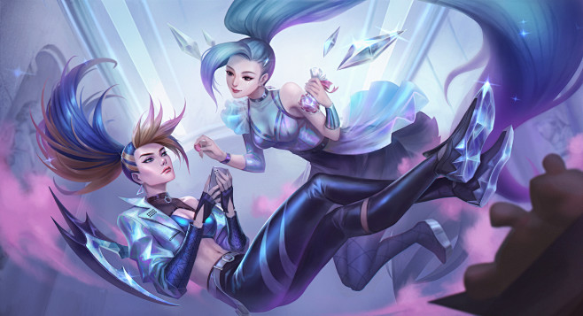 女团KDA，阿卡丽，萨勒芬妮