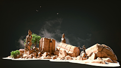 Y-遗迹Ruins/古城ancient city/Relic-花瓣网|陪你做生活的设计师 | Kingdom - VFX Concept Art