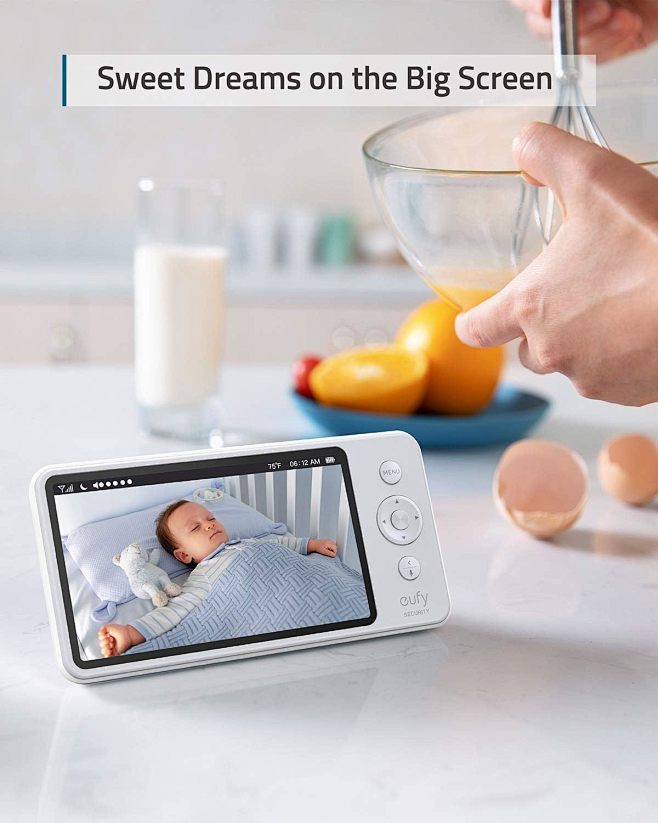 Amazon.com: eufy Security Baby Monitor Spaceview E110 with Security ...