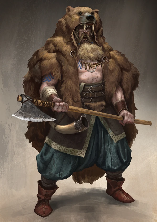 Berserker, Caio Monteiro : Berserker by Caio Monteiro on ArtStation.-花瓣网