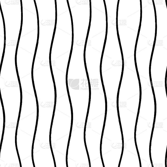 Wavy vertical lines seamless pattern. Movement ill
