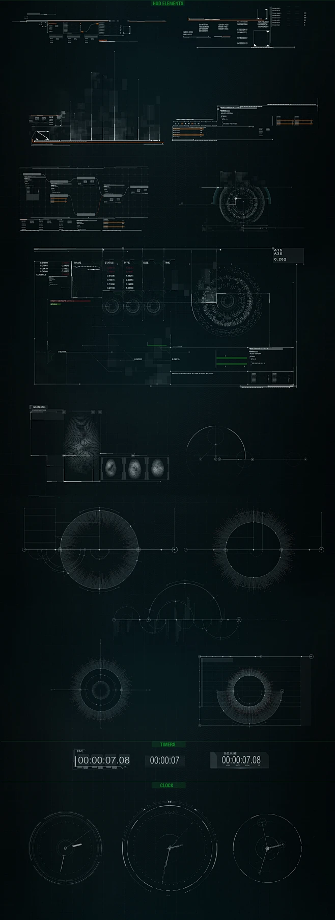 HUD :: Behance-花瓣网