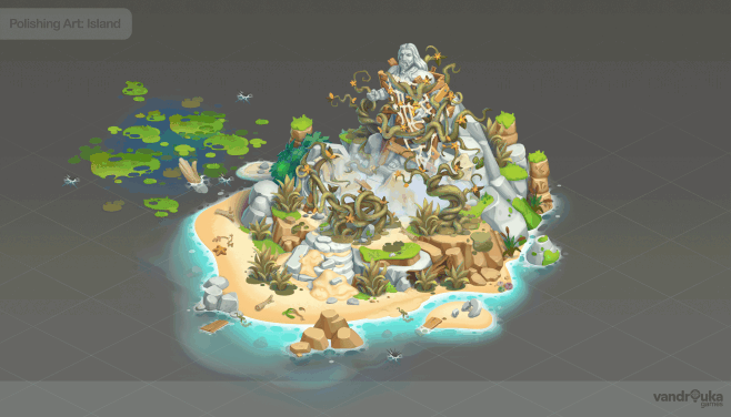 2D animation building design Digital Art Drawing Environment design ...