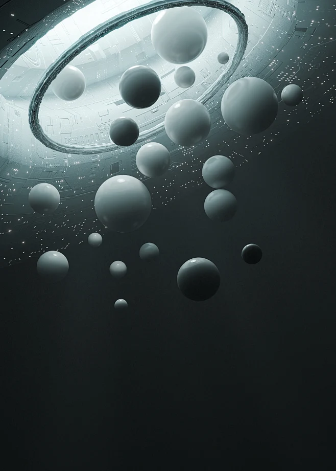 3D alien blender cycles science Scifi Space spaceship Technology UFO-花瓣网