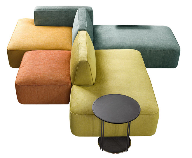 Il Loft - Modular Angular Bifacial Group Medium Sofa - Modular Angular Left Bifacial Group ...