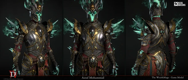 Diablo IV - Wraith Mage - Store Armor-花瓣网