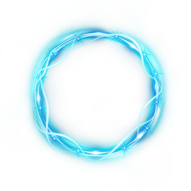 —Pngtree—blue light effect game effects_6059855-花瓣网