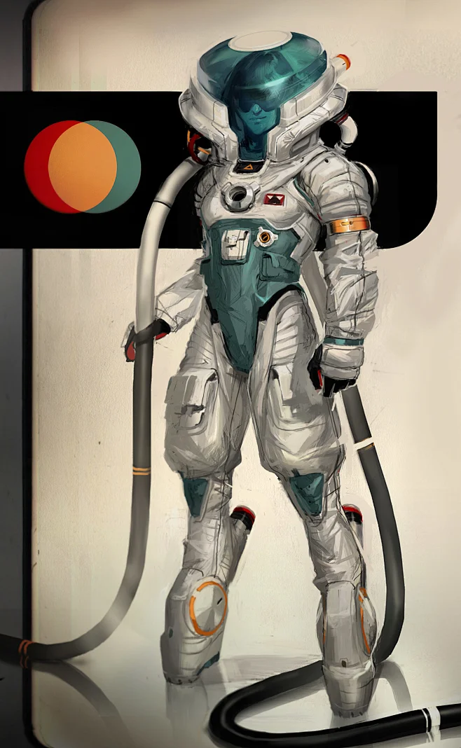 Space suit #02, Fred Augis : Space suit #02 by Fred Augis on ArtStation.-花瓣网